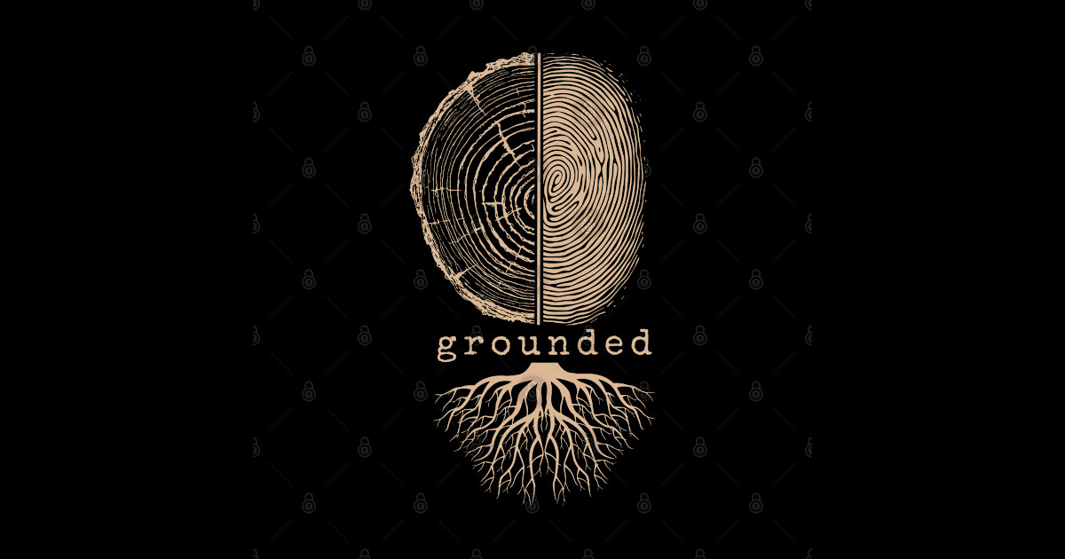 grounded - Nature - Sticker | TeePublic