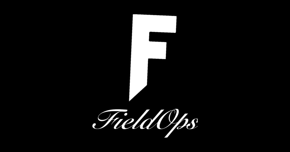 FieldOps Logo + Signature (White) - Fieldops - Hat | TeePublic