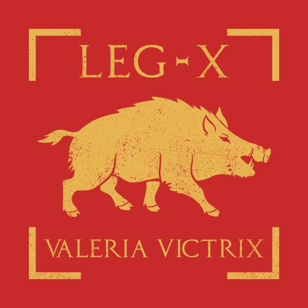 Legio XX Valeria Victrix Boar Emblem Roman Legion - Vexillum - T-Shirt ...