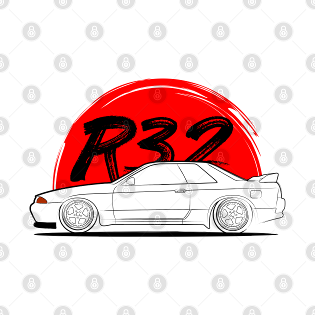 R32 GTR - Gtr R32 - T-Shirt | TeePublic