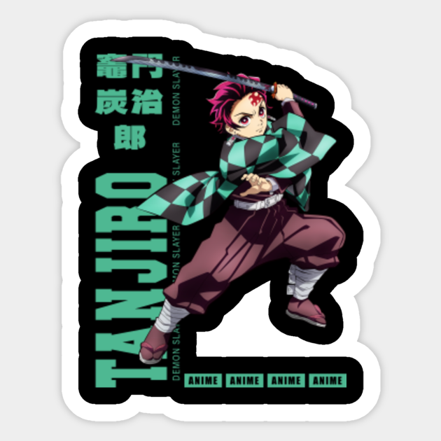Tanjiro Kamado - Tanjiro - Sticker | TeePublic