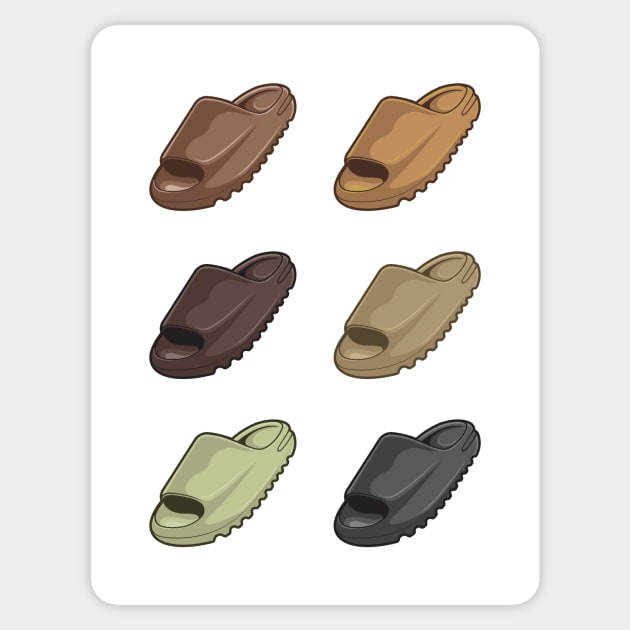 YZ Slide Hypebeast Shoes - Yz Slide Hypebeast Shoes - Sticker | TeePublic