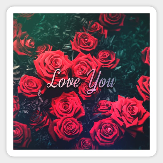 Love You Roses - Kpop - Sticker | TeePublic
