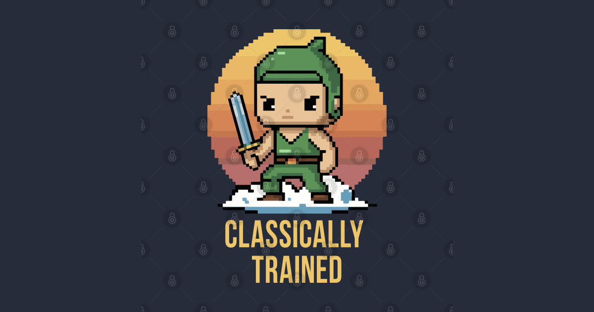 Classically Trained Gamer - Gamer Gift - T-Shirt | TeePublic