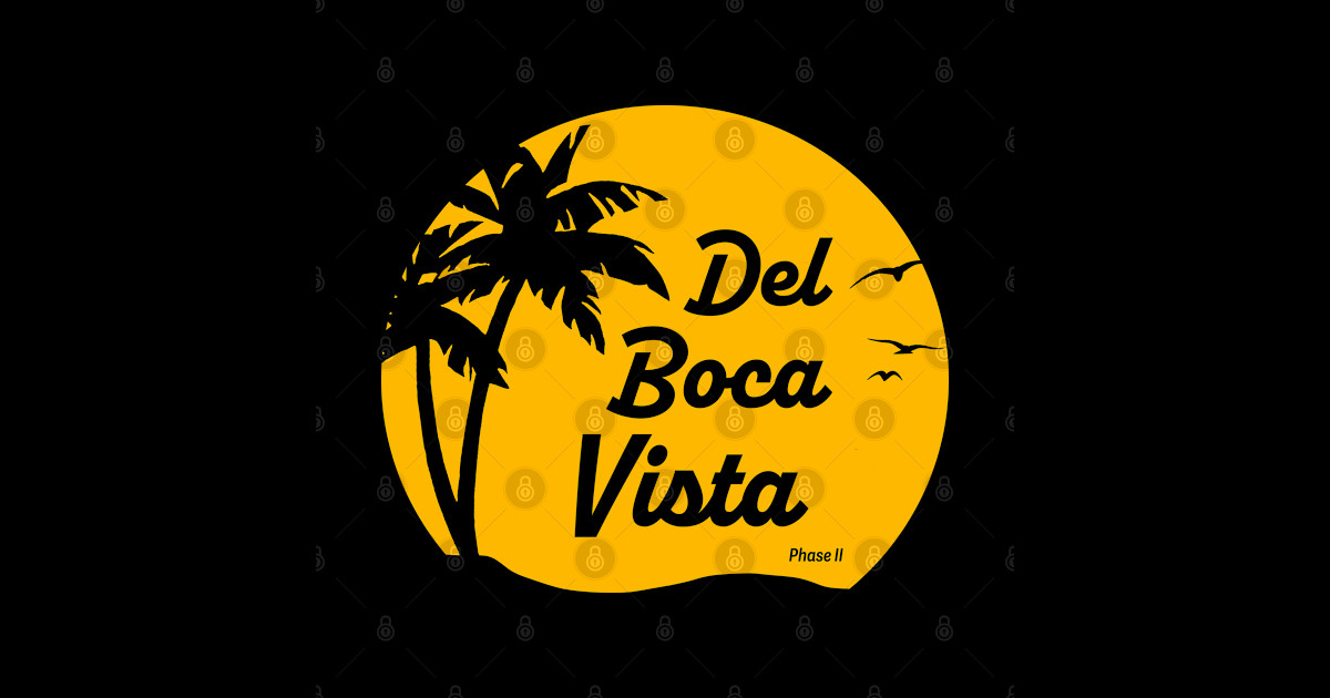 Del Boca Vista, Phase II - Florida - Sticker | TeePublic