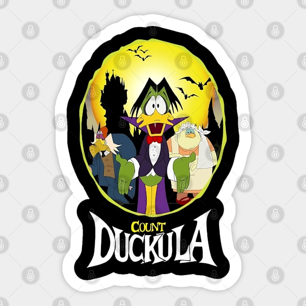 Count Duckula - Family Portrait - Duckula - Sticker | TeePublic