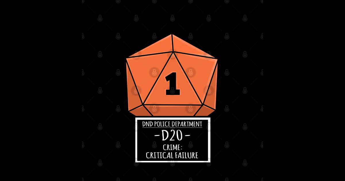 Dice Jail Funny Dungeons And Dragons DND D20 D1 Lover - Dungeons And ...