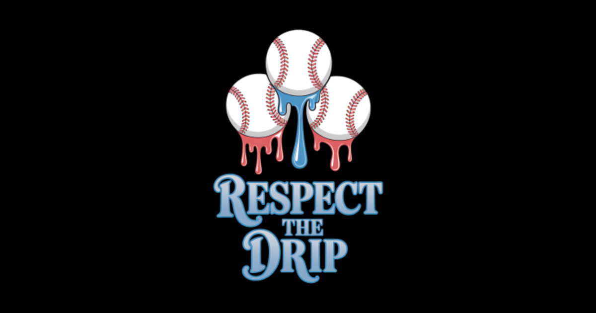 Baseball Drip Boys Ice Cream Drip Youth Respect The Drip - Baseball ...
