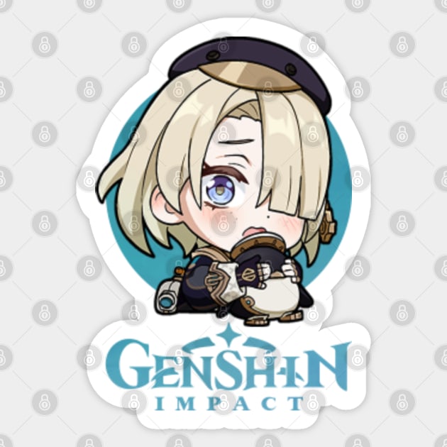 Freminet Chibi Genshin Impact - Genshin Impact - Sticker | TeePublic