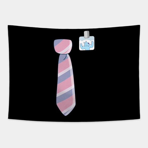 Bluey bandit work tie - Blueybanditworktie - Tapestry | TeePublic