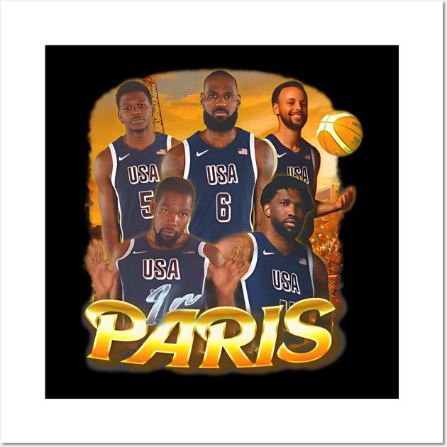 Paris 2024 Gold Men’s Basketball Olympic Champions - Team Usa Olympic ...
