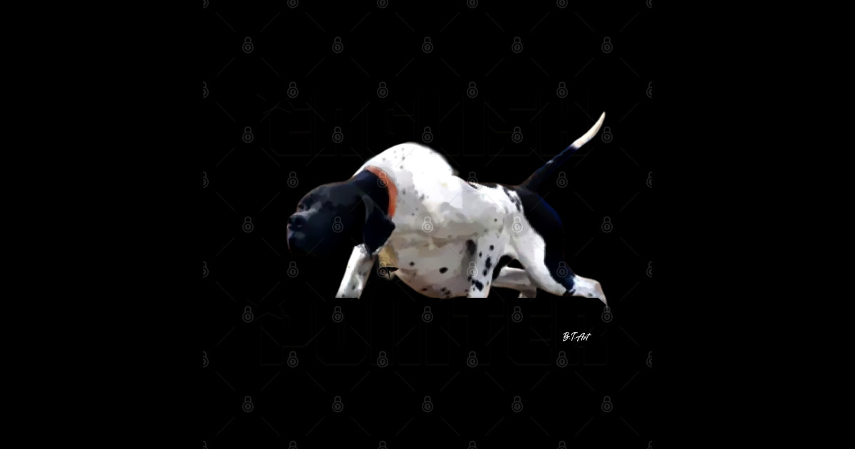 English Pointer On Point - English Pointer - Sticker | TeePublic