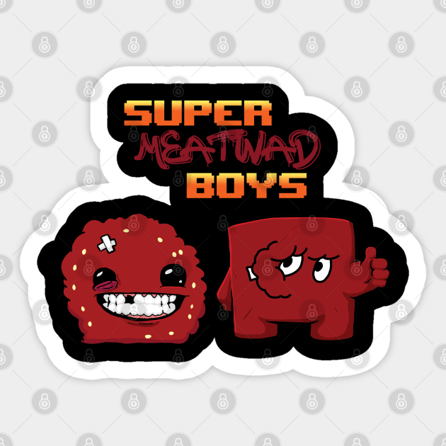 Super Meatwad Boys - Super Meat Boy - Sticker | TeePublic