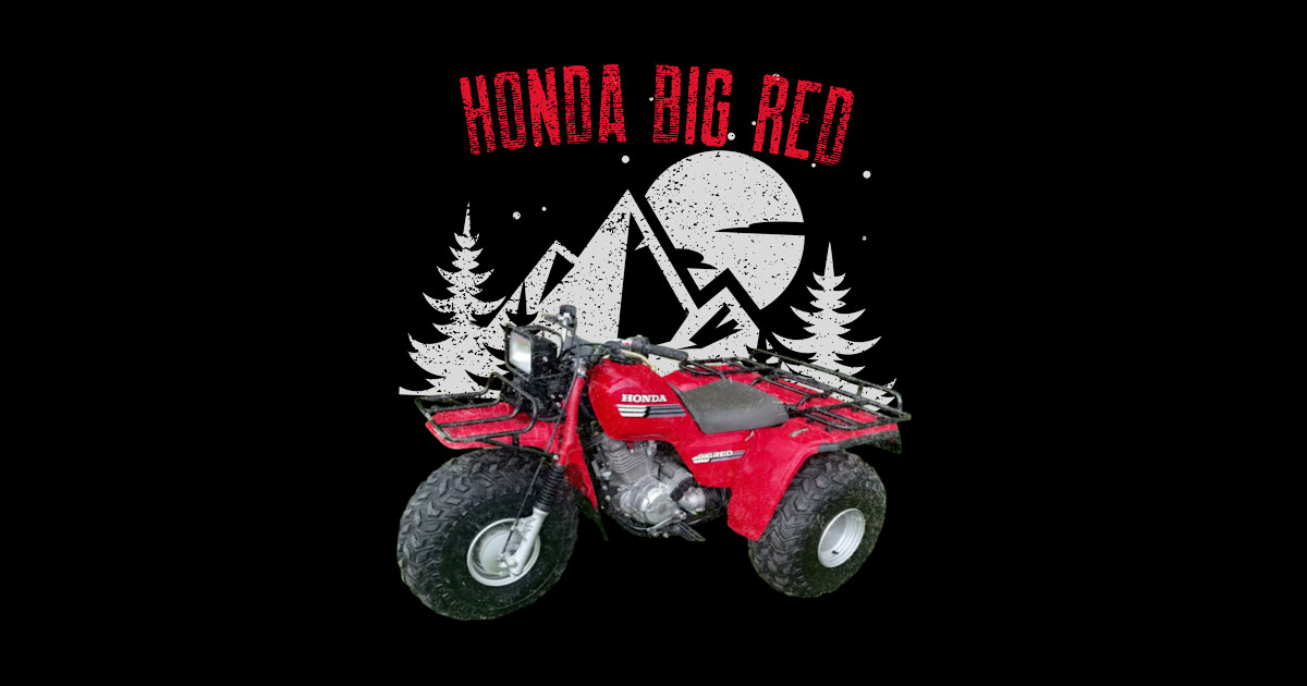 BIG RED 3 WHEELER - 3 Wheeler - Sticker | TeePublic
