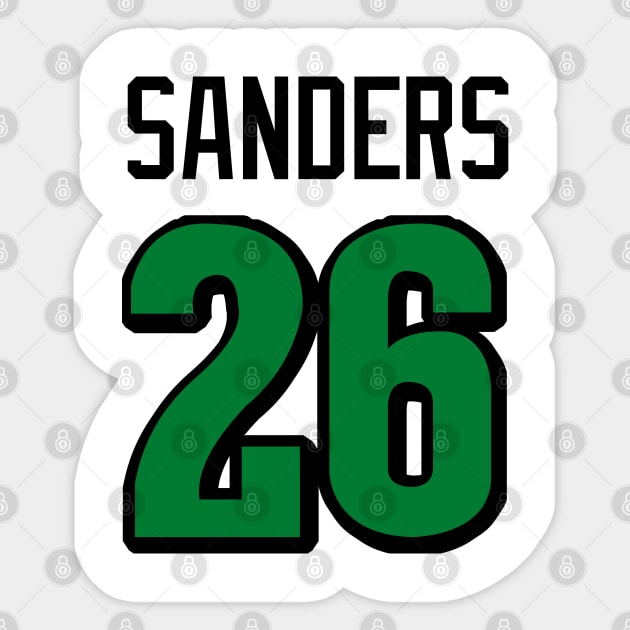 Miles Sanders Carolina Dots - Miles Sanders - Sticker | TeePublic