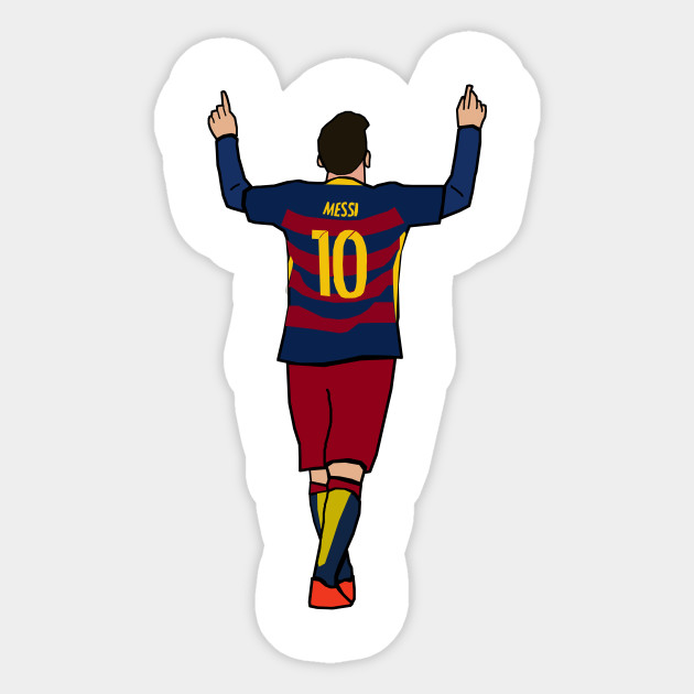 Lionel Messi FC Barcelona - Soccer - Sticker | TeePublic