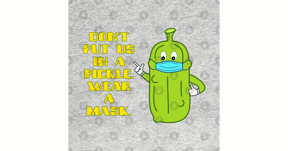 Face Mask Awareness Pickle - Pickle - T-Shirt | TeePublic