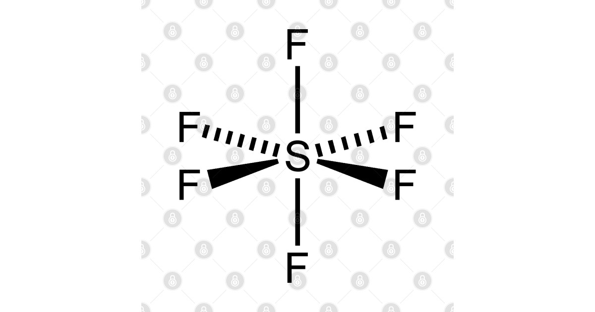 Sulfur Hexafluoride - SF6 - Chemistry - T-Shirt | TeePublic