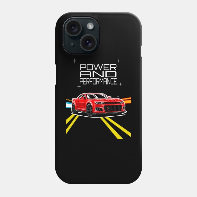 Chevrolet Camaro ZL1-2_Vector Car - Car - Phone Case | TeePublic