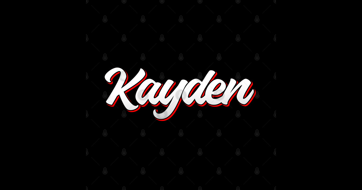 Kayden name - cool 70s retro font - Kayden Name Cool 70s Retro Font ...