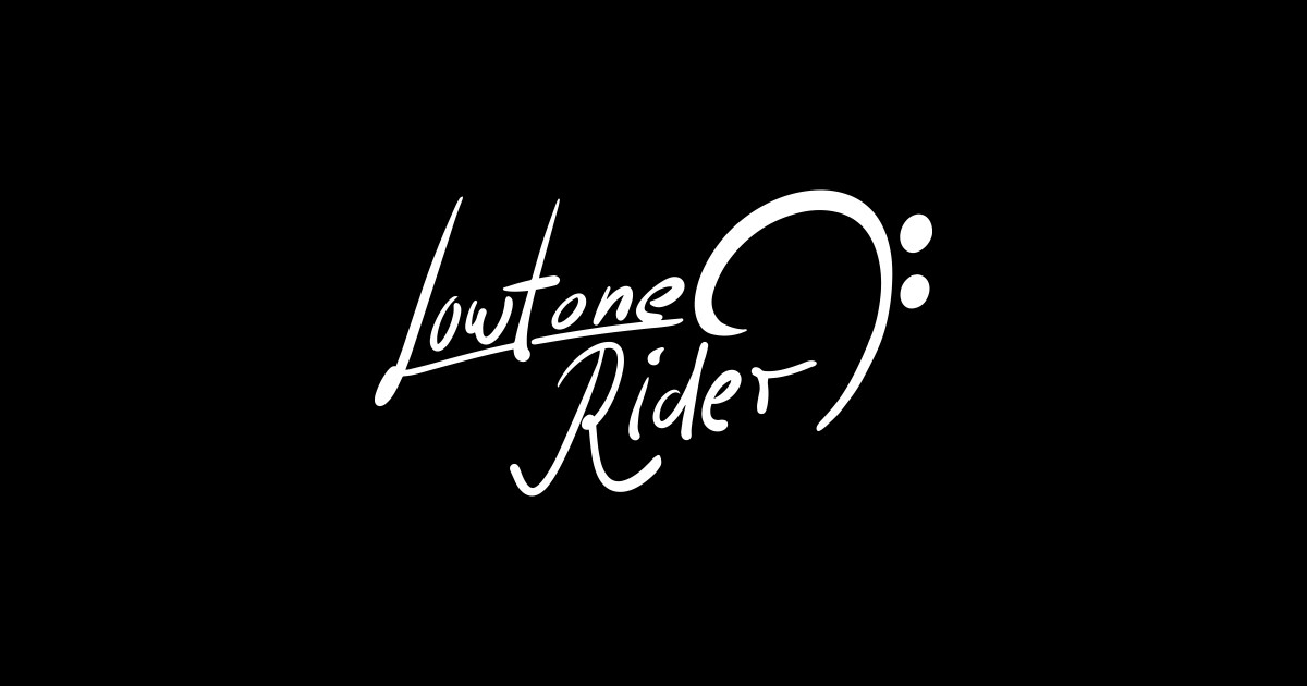 Low Tone Rider (white) - Low Tone - Sticker | TeePublic