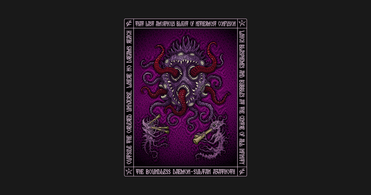 Azathoth Icon - Azhmodai 2018 - Lovecraft - T-Shirt | TeePublic