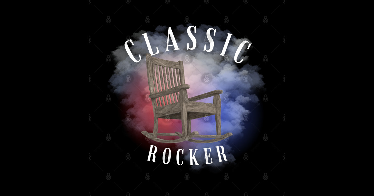 Classic Rocker - Classic Rock - Sticker | TeePublic