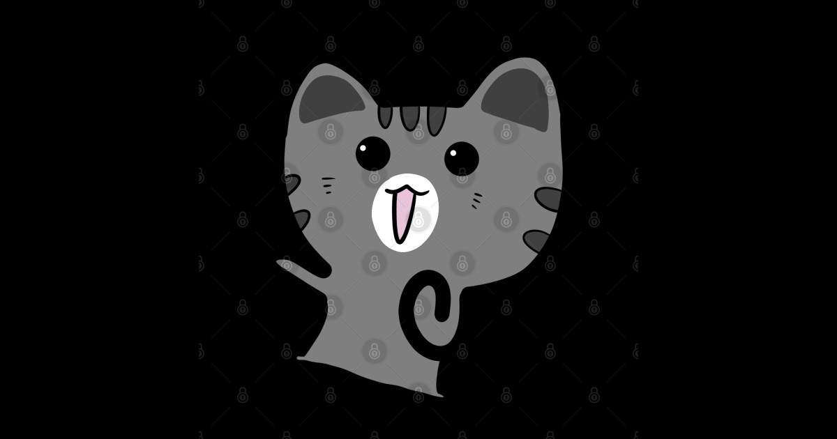 Cheer Cat - Monstertome - Sticker | TeePublic