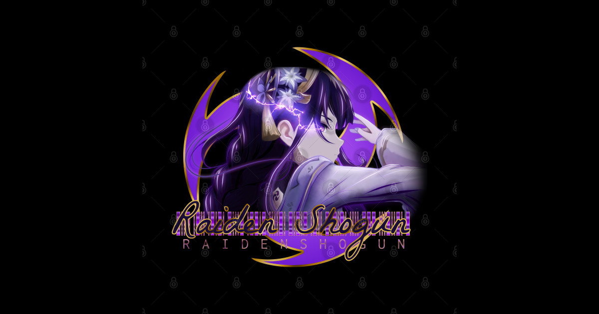 Raiden Shogun - Genshin Impact - Egg - Pin | TeePublic