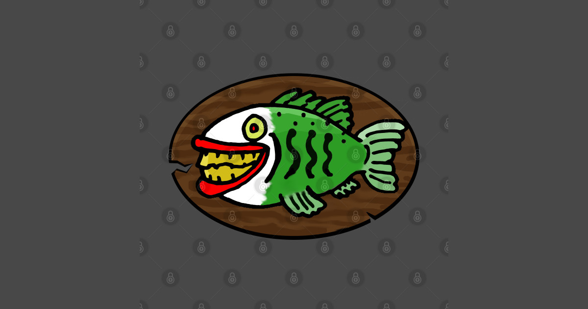 Laughing fish - Joker - Sticker | TeePublic