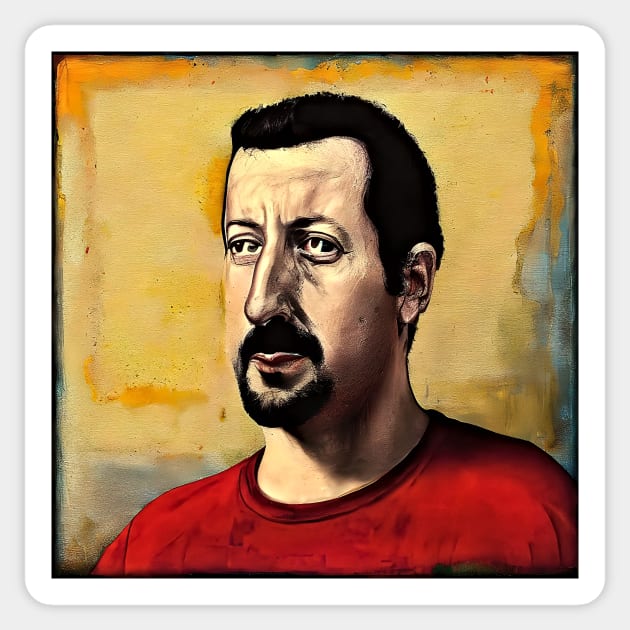 portrait of Adam - Face - Sticker | TeePublic