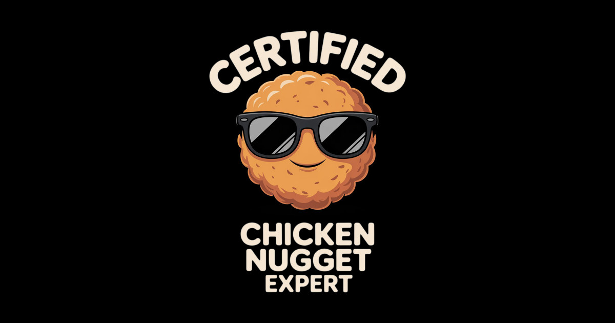 Certified Chicken Nugget Expert - Kids Chicken Nugget - Certified ...