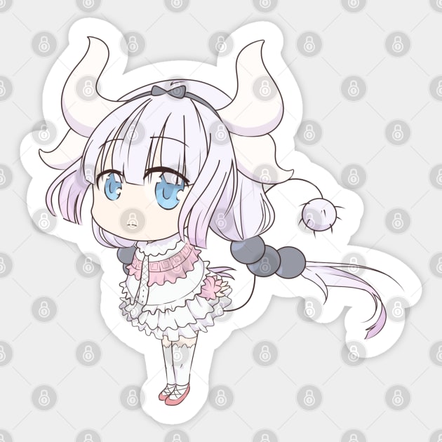 Dragon Maid: Kanna Kamui - Miss Kobayashis Dragon Maid - Sticker ...