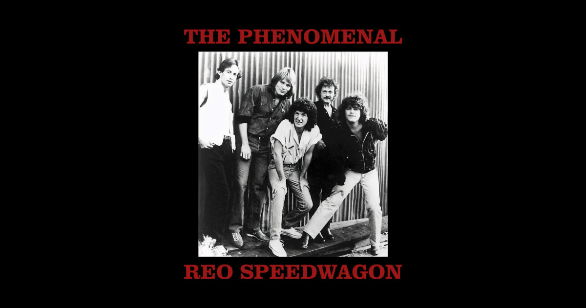 Rock Band Vintage Style 80s - Reo American Speedwagon Band - Sticker ...