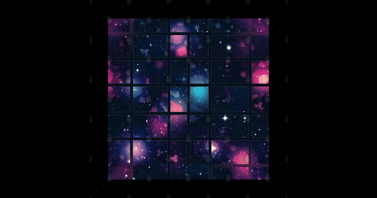 Infinite Reach - Infinite Nebula Seamless Pattern - Space - Sticker ...