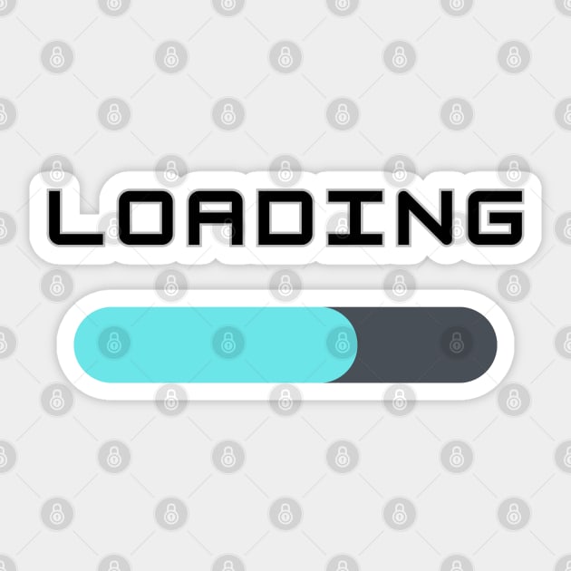 Loading Bar Design - Loading Bar - Sticker | TeePublic