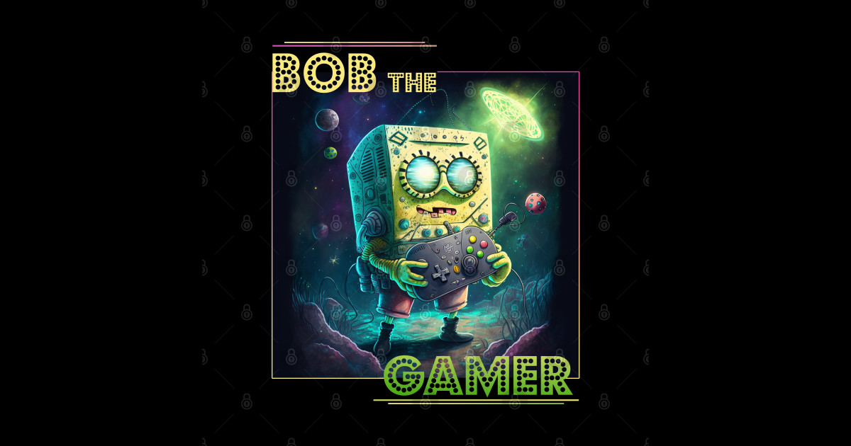 Bob the gamer - Gamer - Sticker | TeePublic