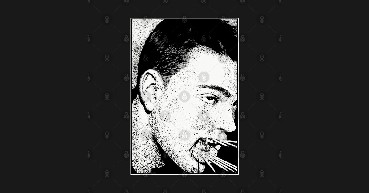 Cage - Toothpicks (b&w) - Cage - T-Shirt | TeePublic