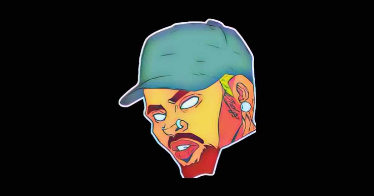 Chris brown - Chris Brown - Sticker | TeePublic