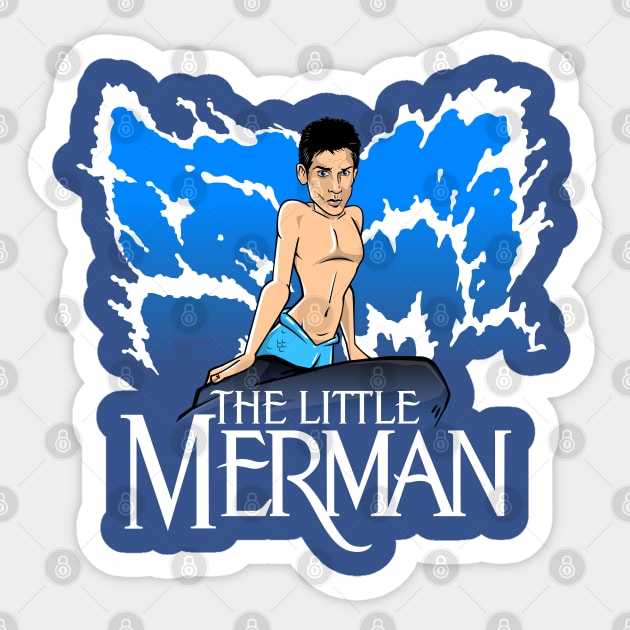 The Little Merman - Merman - Sticker | TeePublic