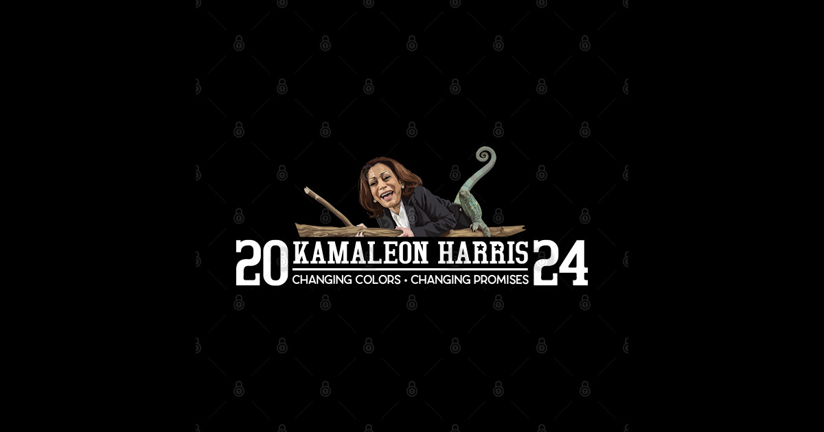 Kamala Harris - Chameleon - Kamala Harris - Sticker | TeePublic