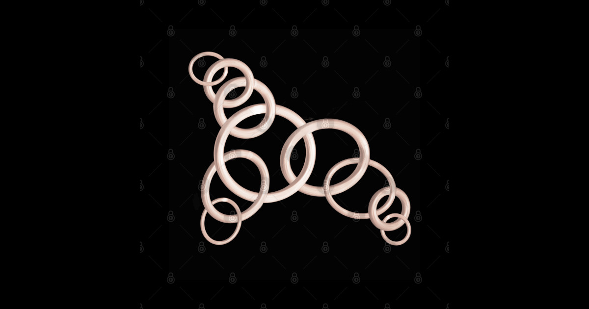Rose gold chain - Rose Gold - Sticker | TeePublic