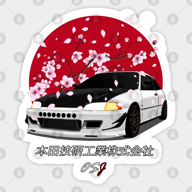 EG6 SunRise Edition - Honda Civic - Sticker | TeePublic