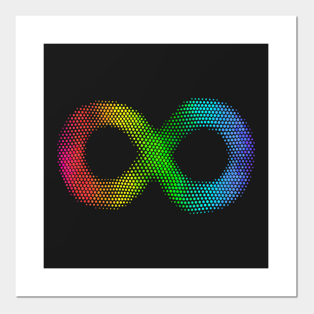 Autism. Neurodiversity Symbol. Rainbow Infinity Loop. - Autistic ...