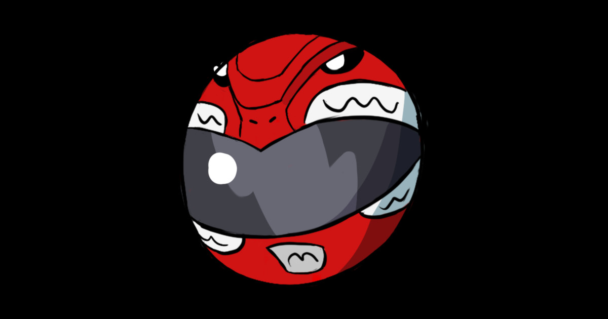 red ranger - Power Rangers - Sticker | TeePublic