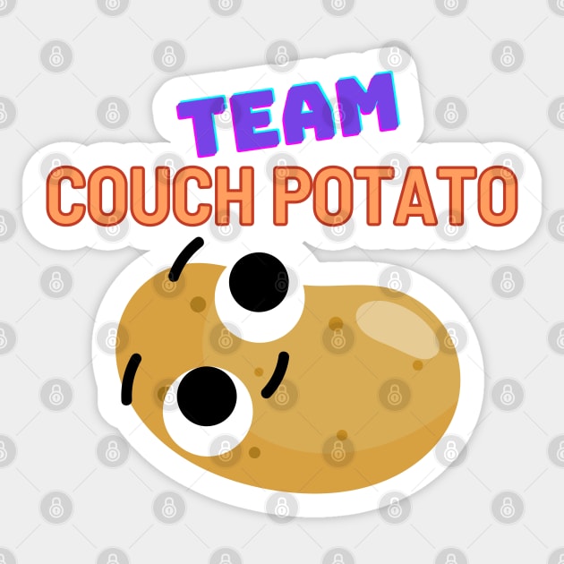 Team Couch Potato - Potato - Sticker | TeePublic