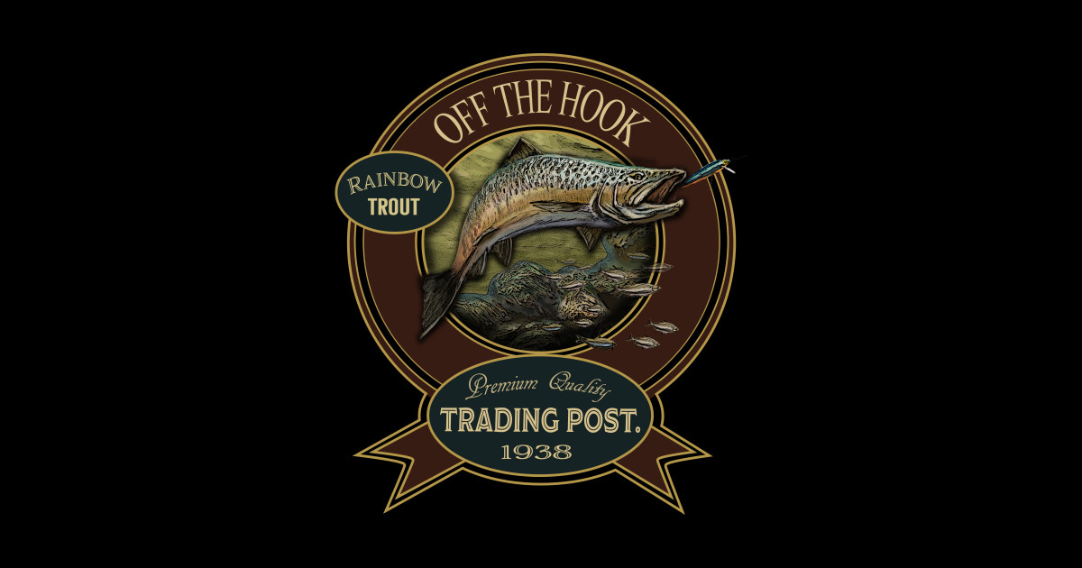 Off The Hook - Fishing - Sticker | TeePublic