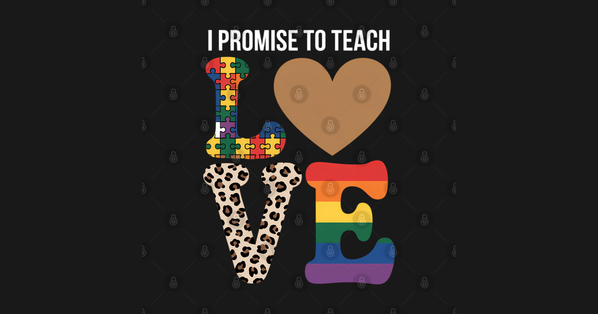 I Promise To Teach Love Autism Black African LGBT - I Promise To Teach ...