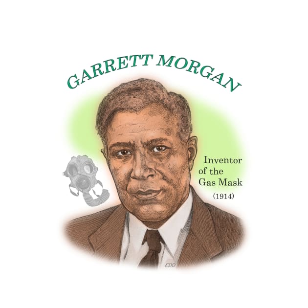 Garrett Morgan, Inventor of the Gas Mask - Inventor - T-Shirt | TeePublic
