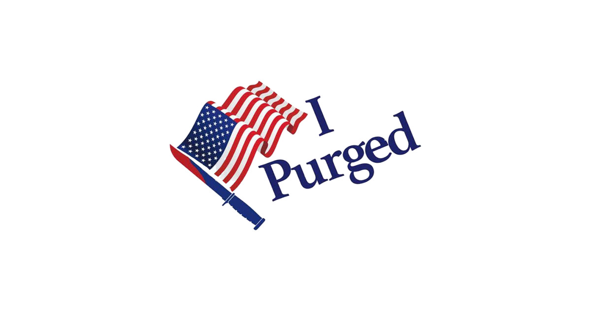 I purged - The Purge - Sticker | TeePublic